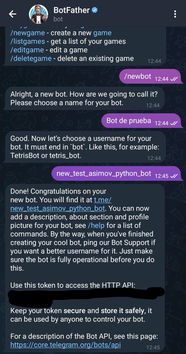 Cómo Crear Un Bot De Telegram Con Python Asimov Ingeniería
